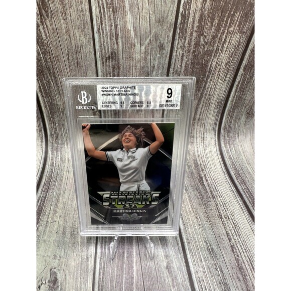 Topps | Toys | 224 Topps Graphite Winning Streaks Wsmh Martina Hingis ...